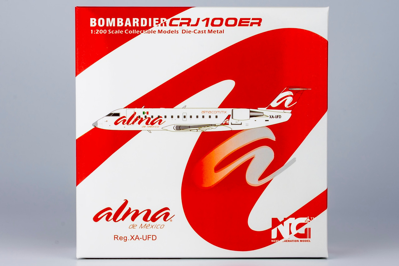 NG Models Alma de Mexico CRJ-200ER XA-UFD 52082 1:200