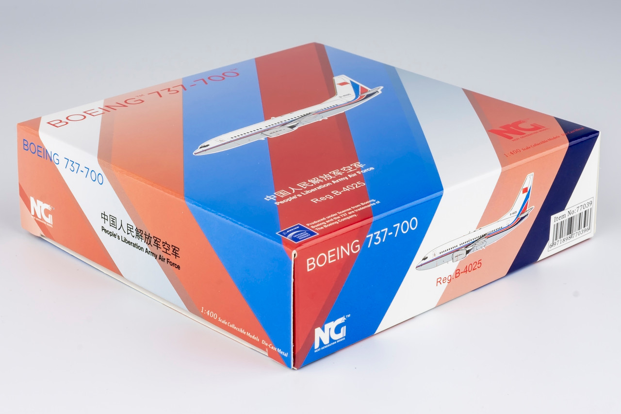NG Models PLAAF 737-700 B-4025 77039 1:400