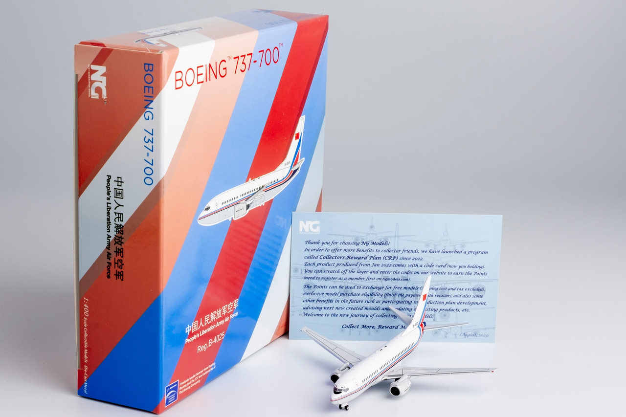 NG Models PLAAF 737-700 B-4025 77039 1:400