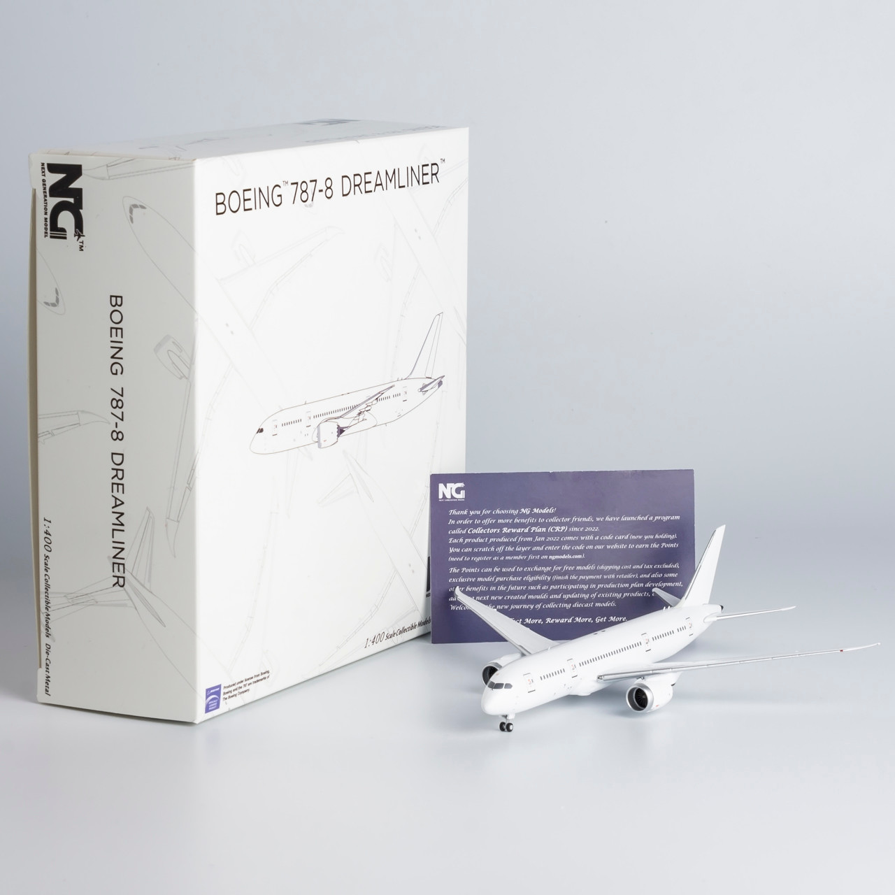 NG Models Blank Model 787-8 Dreamliner NA with RR engines 59027 1:400