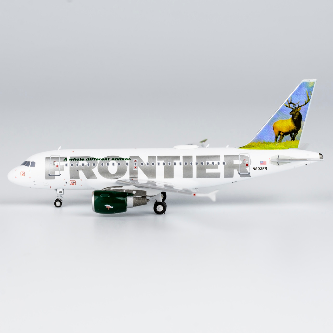 NG Models Frontier Airlines A318-100 N802FR Montana the Elk 48010 1:400