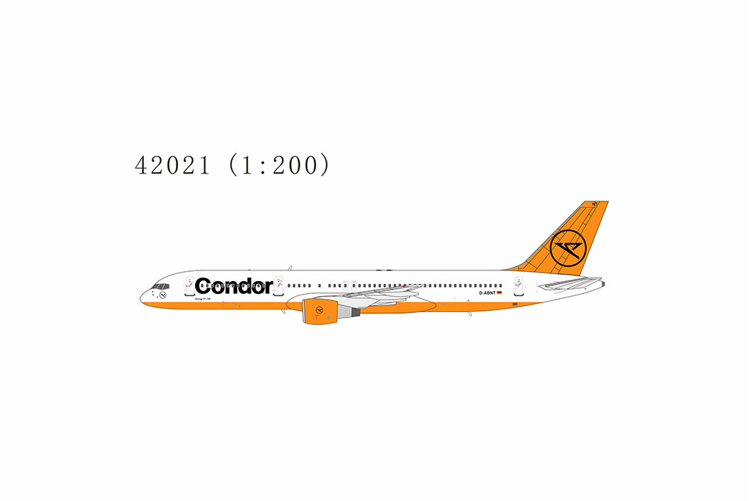 NG Models Condor 757-200 old cs with stand D-ABNT 42021 1:200