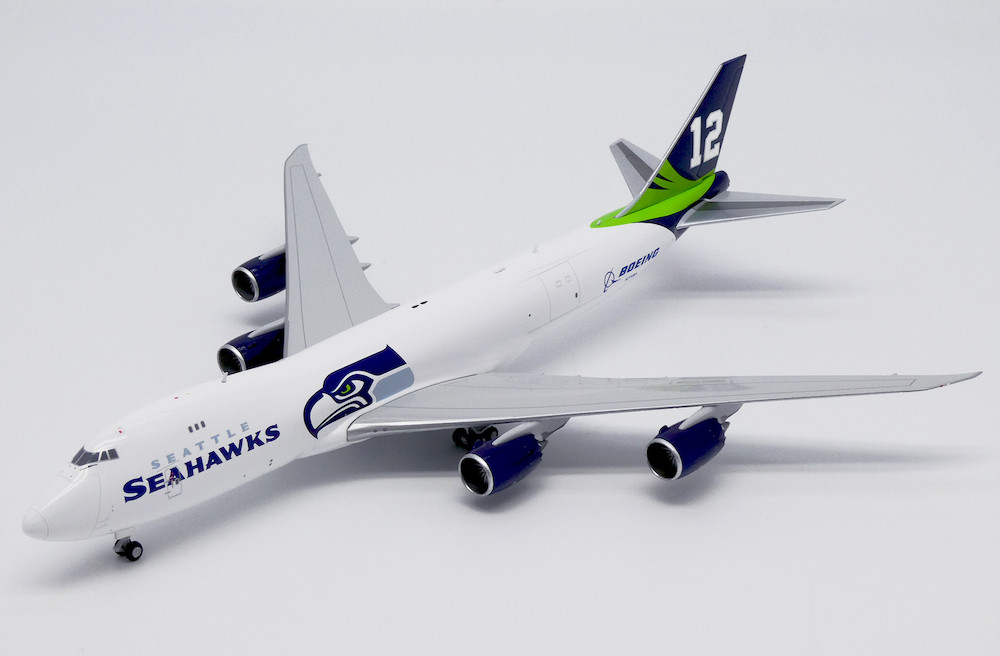 JC Wings Boeing Company 747-8F "Seattle Seahawks" Reg: N770BA With ...