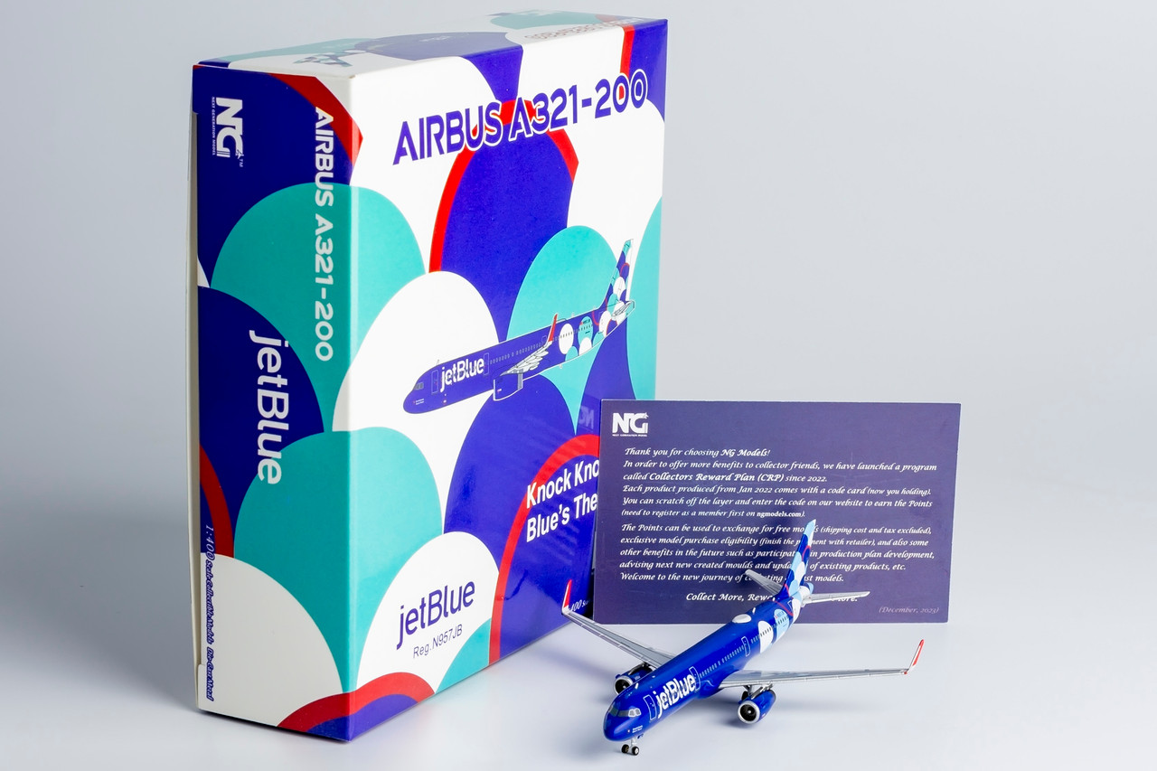 NG Models jetBlue Airways A321-200/w new "Spotlight" c/s with "Knock ...