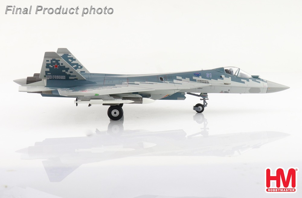 Hobby Master Su-57 Stealth Fighter 01 Blue, Russian Air Force, 2019 (w ...