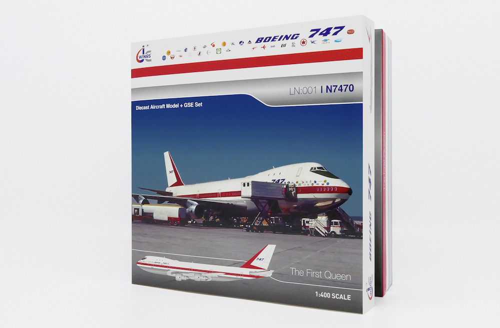 JC Wings Boeing House Color 747-100 "First Prototype""Polished" Reg ...