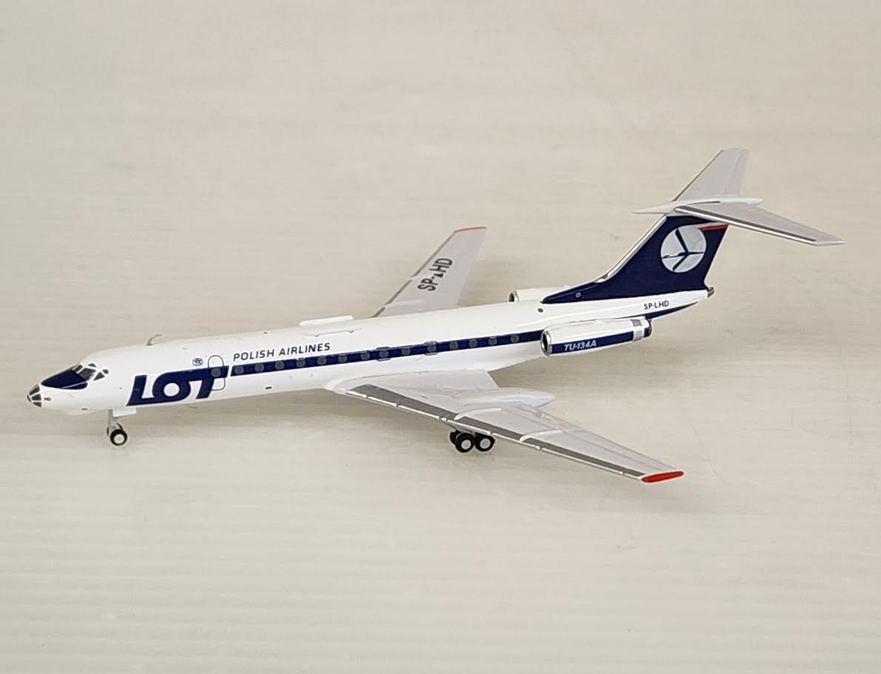Panda Models LOT Polish Airlines TU-134A SP-LHD 62412 1:400