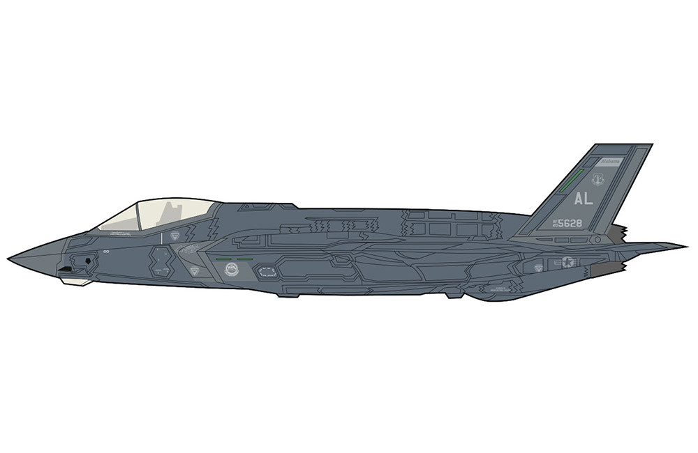 F-35A Lightning II 20-5628, 100th FS, Alabama ANG, Dec 2023 HA4441 1:72