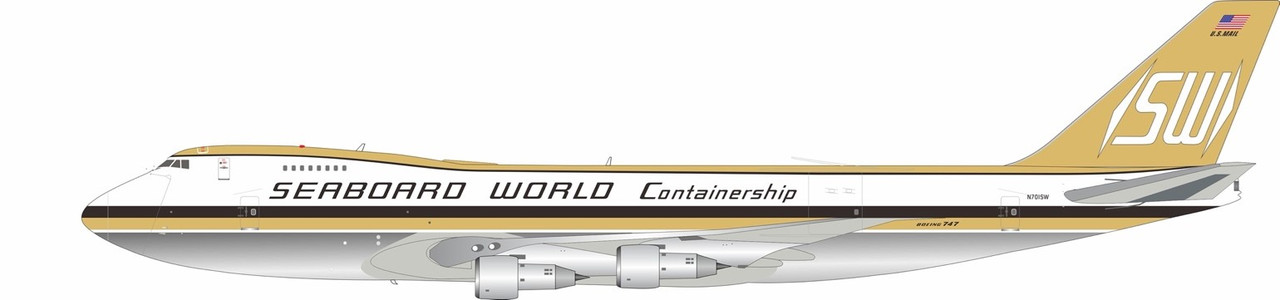 Inflight200 Seaboard World Airlines (Viasa) Boeing 747-245F/SCD N701SW ...