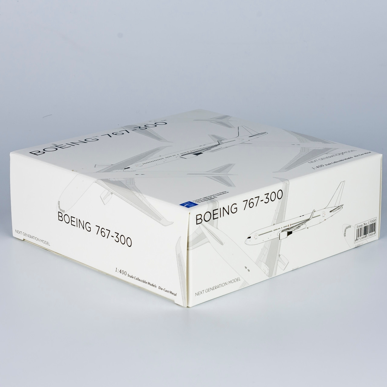 NG Models Blank Model 767-300ER Reg: GE CF6 ENGINES 17000 Scale 1:400