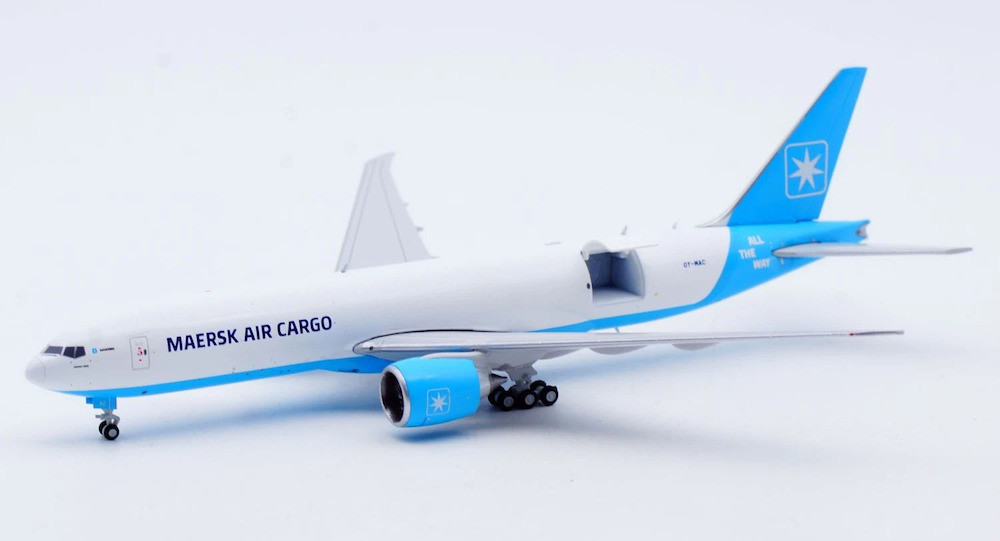 JC Wings Maersk Air Cargo Boeing 777F "Interactive Series" Reg: OY-MAC ...