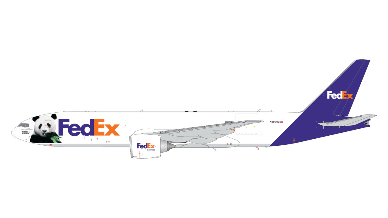 Gemini200 FedEx Express B777-200LRF "FedEx Panda Express" N886FD ...