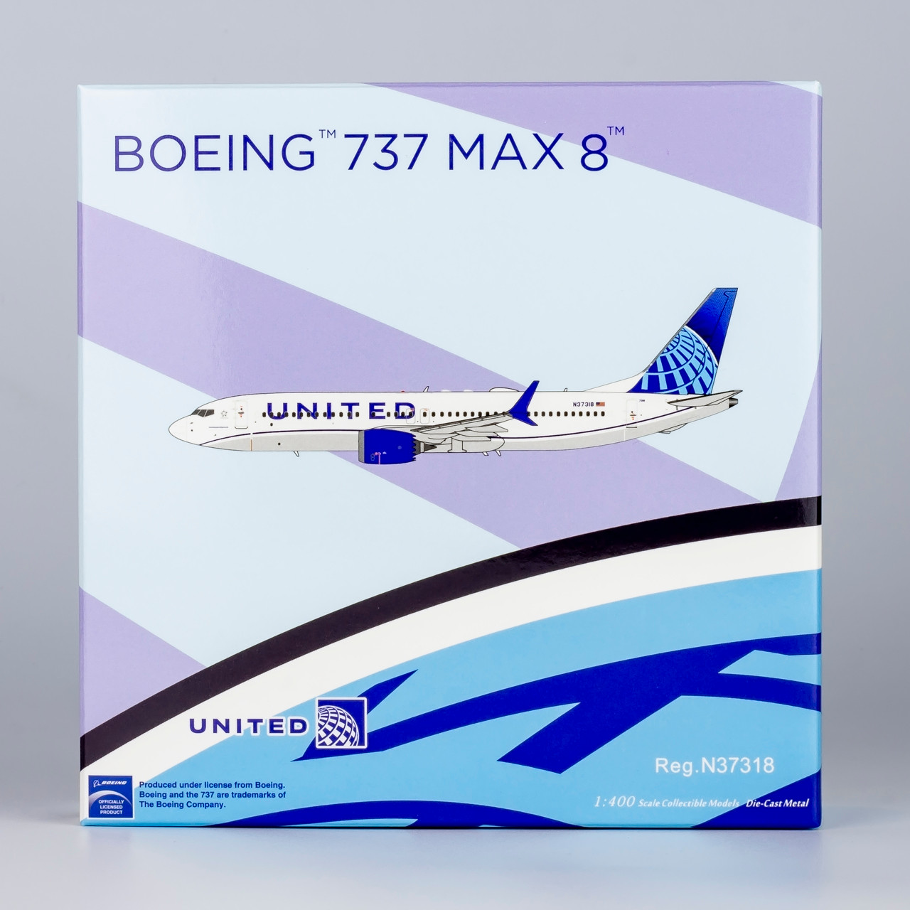 NG Models United Airlines 737 MAX 8 Blue Evolution c/s N37318 88037 1:400