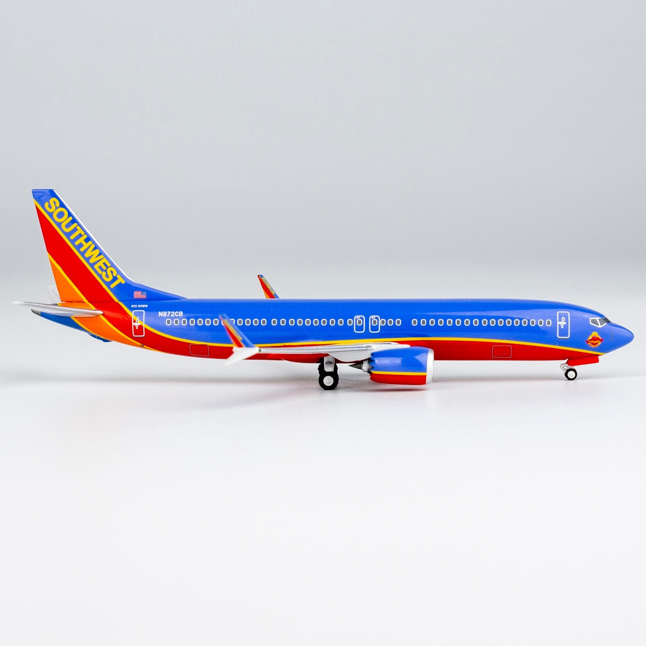 NG Models Lite Southwest Airlines 737 MAX 8 Canyon Blue Retro N872CB ...