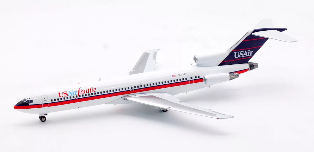 Inflight200 USAIR SHUTTLE 727-200 N914TS with stand IF722US1124 Scale 1:200