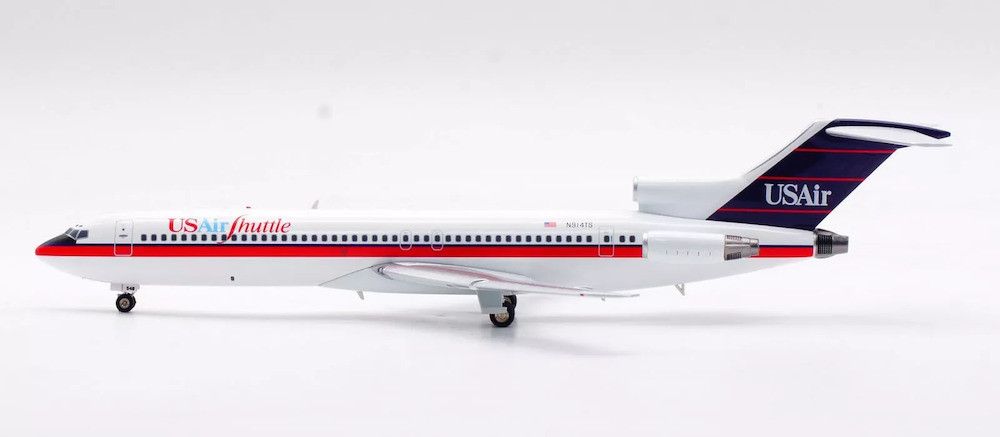 Inflight200 USAIR SHUTTLE 727-200 N914TS with stand IF722US1124 Scale 1:200