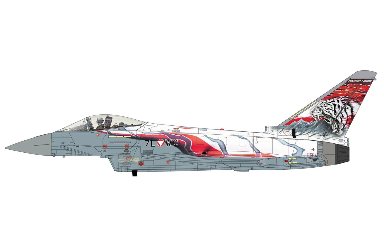 Hobby Master Eurofighter Typhoon 7L+WC, Austrian AF "NATO Tiger Meet ...