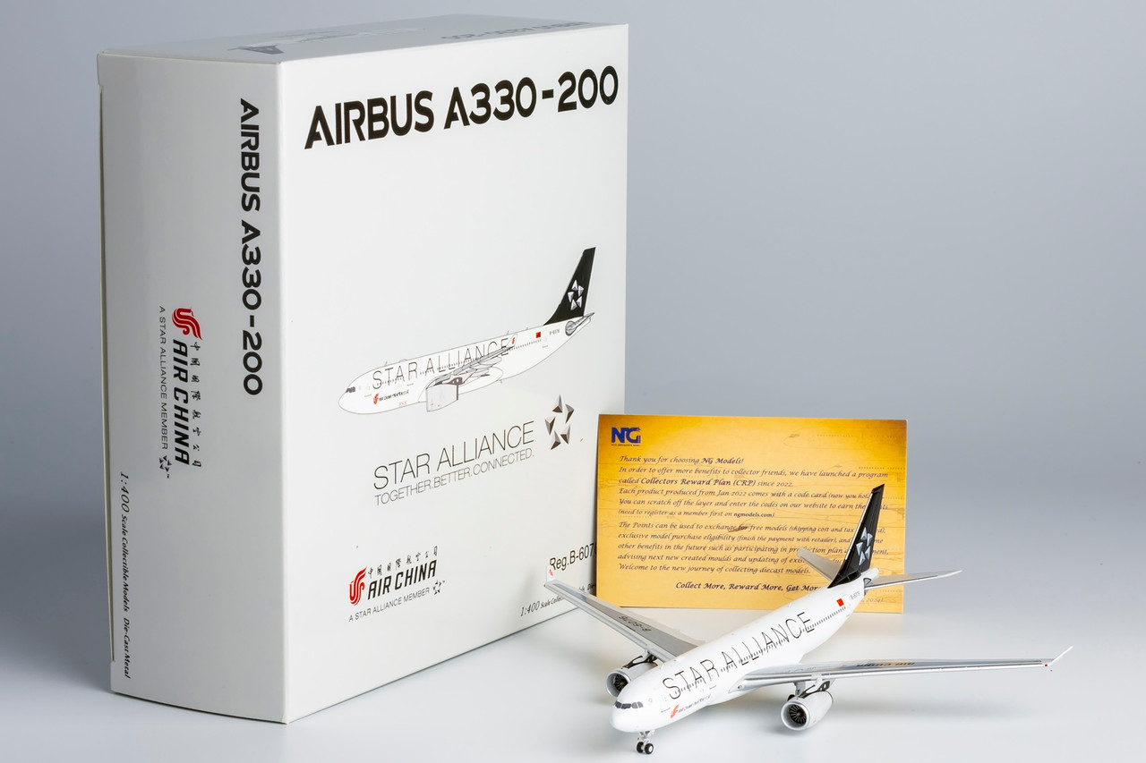 NG Model Air China A330-200 Star Alliance B-6076 61083 1:400