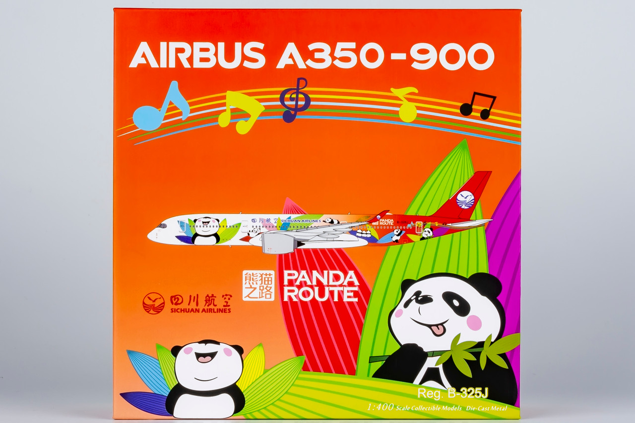 NG Model Sichuan Airlines A350-900 Panda Route (ULTIMATE) B-325J 39063 ...
