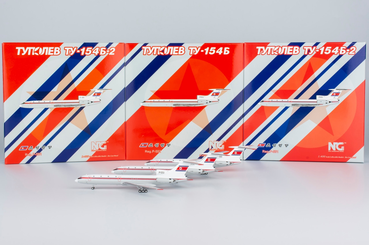 NG Model Chosonminhang (North Korea) Tu-154B 1970's livery P-552 54011 ...
