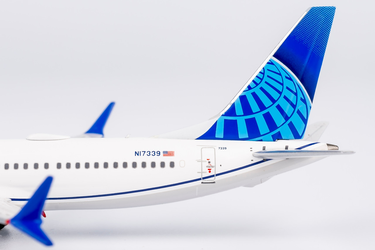 NG Model United Airlines 737 MAX 8 Blue Evolution colors N17339 88038 1:400