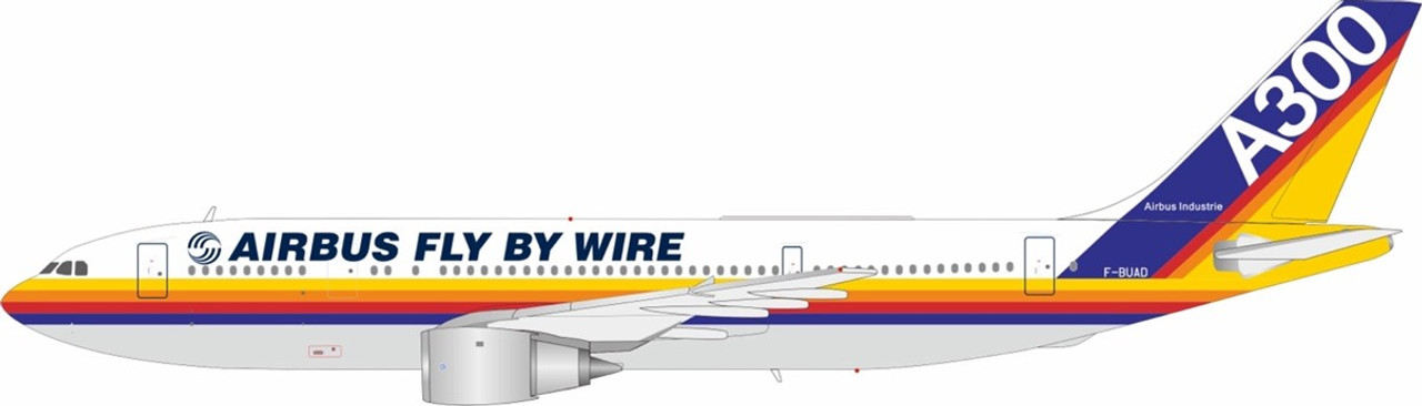 Inflight200 Airbus A300B2-103 FLY BY WIRE F-BUAD with stand IF30B2BUAD 1:200