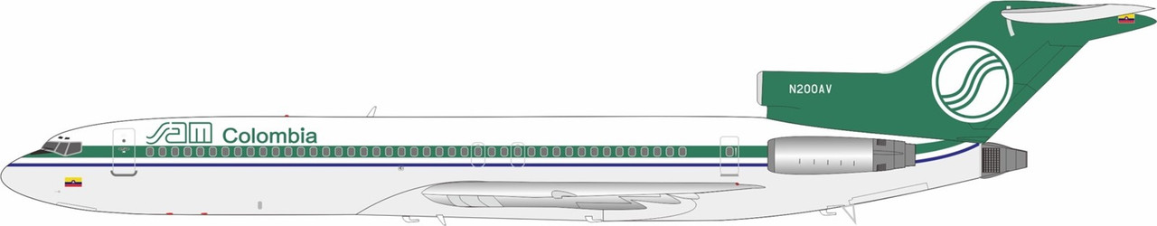 JP60 Models SAM Colombia (Avianca) Boeing 727-2A1-Adv N200AV JP60-SAM ...
