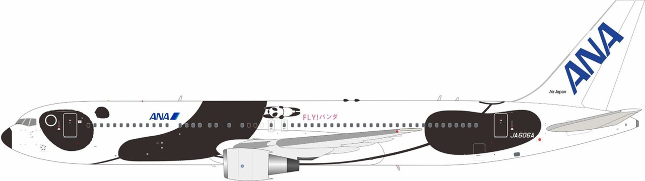 B-Models ANA - All Nippon Airways Boeing 767-381/ER JA606A with stand B ...