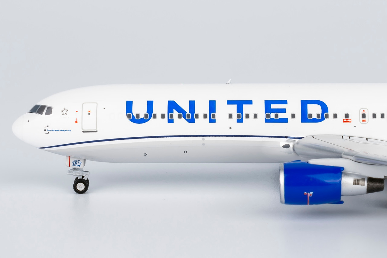 NG Model United Airlines 767-300ER/w Blue Evolution livery N673UA 17003 ...