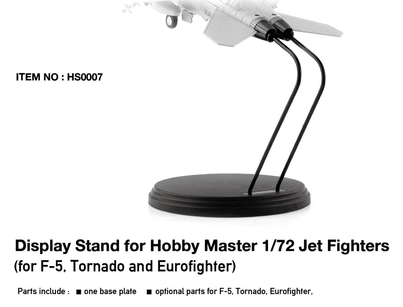 Hobby Master Jet Model Display Stand (for: F-5, Tornado, Eurofighter ...