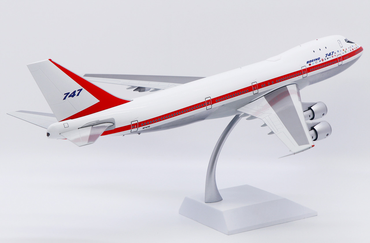 JC Wings Boeing House Color 747-100 "City of Everett""Polished" Reg ...