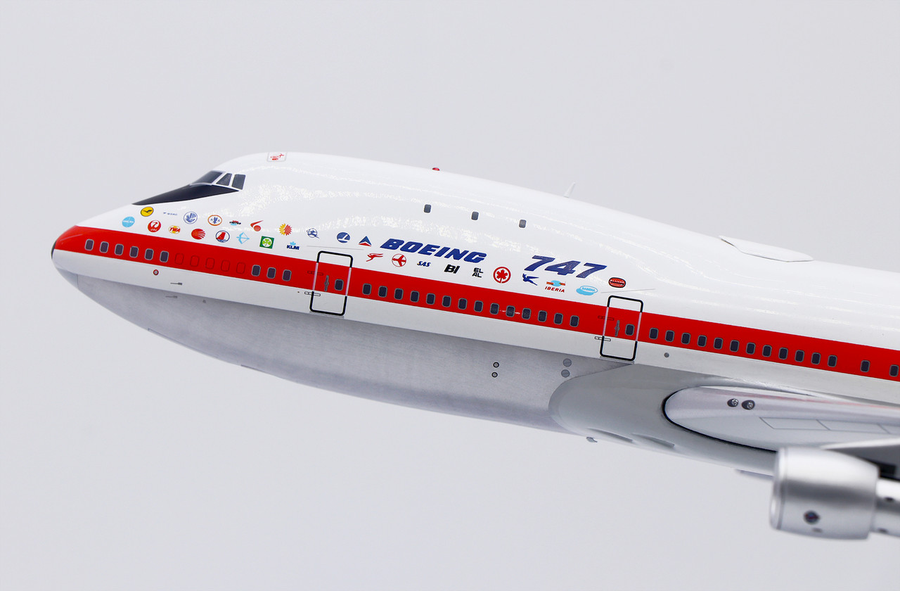 JC Wings Boeing House Color 747-100 "City of Everett""Polished" Reg ...