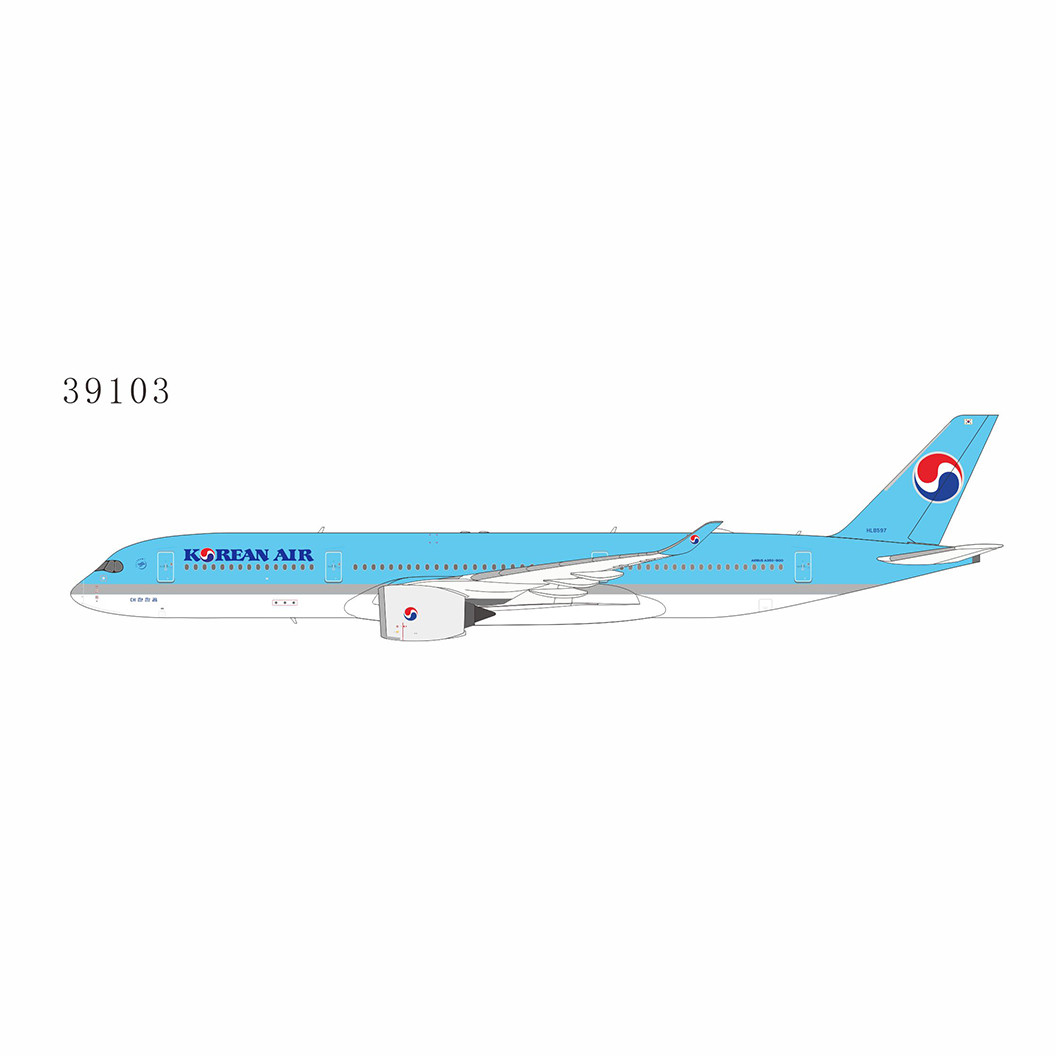 NG Model Korean Air A350-900 HL8597 39103 1:400