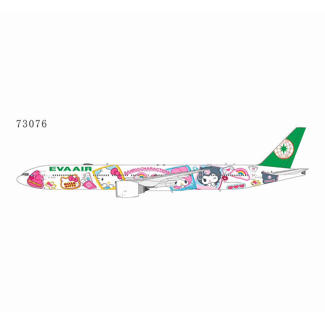 NG Model Eva Airways 777-300ER B-16722 Hello Kitty - Besties Jet 73076 ...