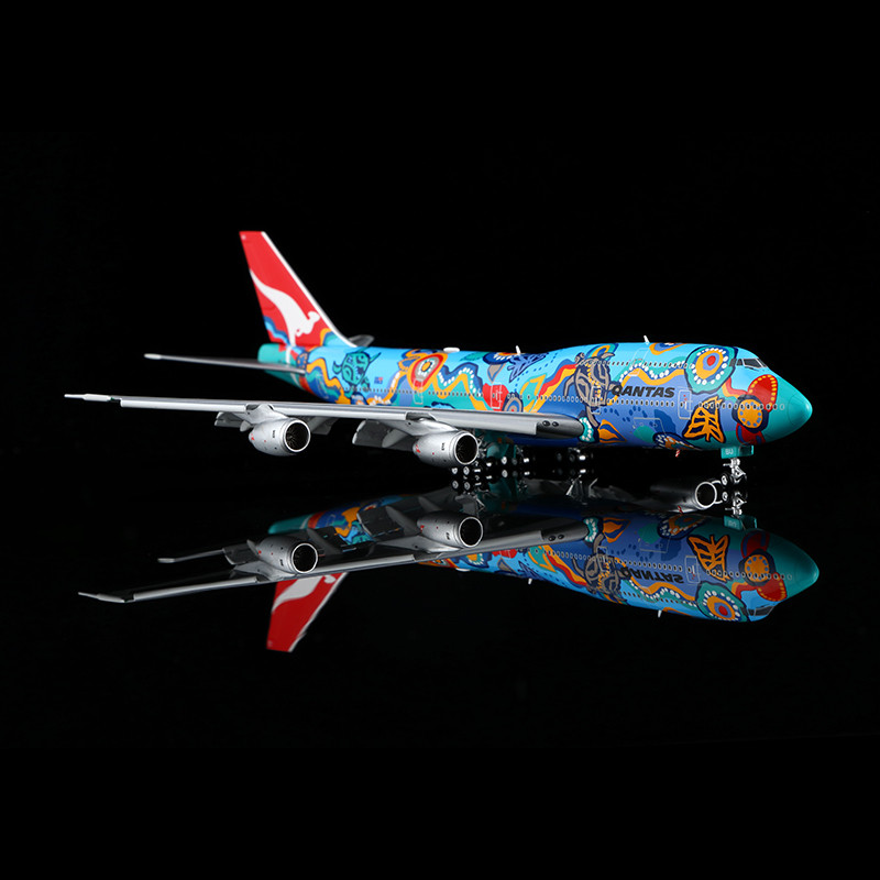 HX Models Qantas B747-400 "Nalanji Dreaming" Flaps Down VH-EBU B606501F ...