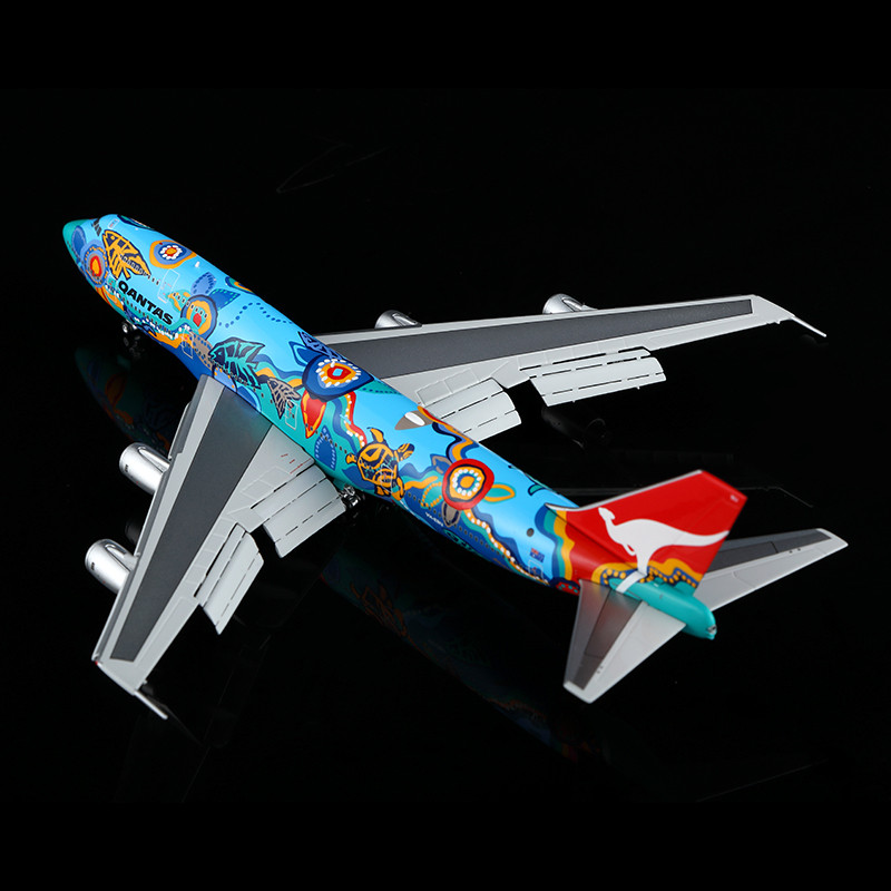 HX Models Qantas B747-400 "Nalanji Dreaming" Flaps Down VH-EBU B606501F ...