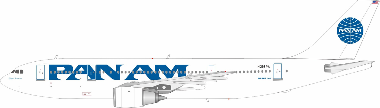 InFlight200 Pan American World Airways - Pan Am Airbus A300B4-203 ...