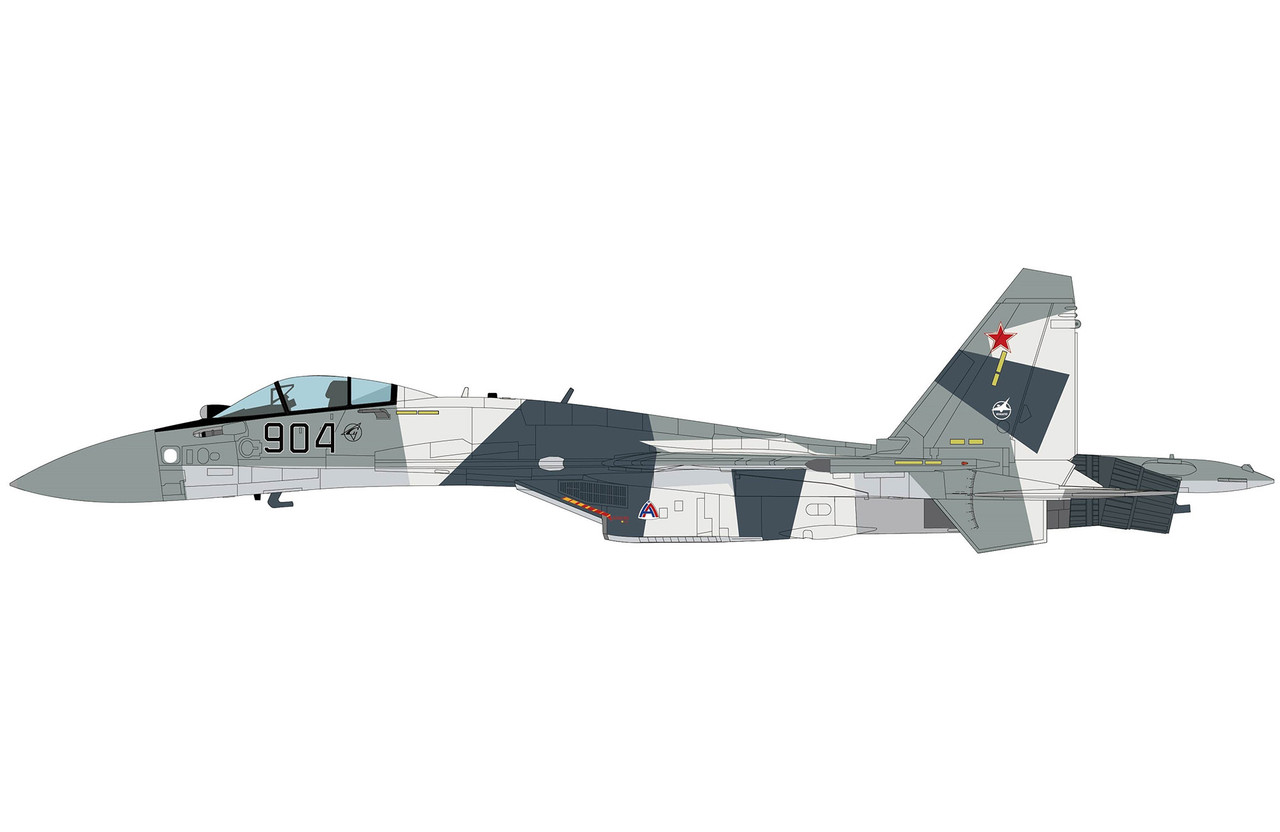 Hobby Master Su-35 Flanker "Prototype" 904, Russian Air Force (w/2 x ...