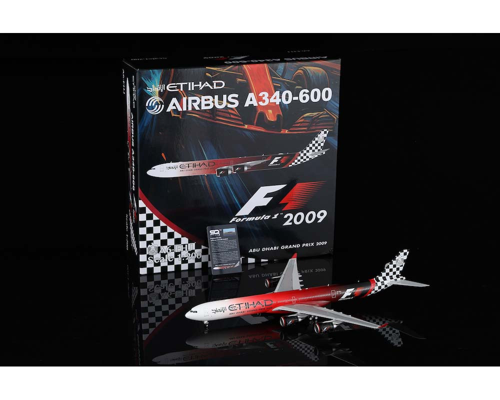SQ Wings Etihad Airways A340-600 Reg: A6-EHJ "ABU DHABI GRAND PRIX 2009 ...