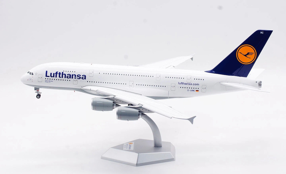 SQ Wings Lufthansa A380 Reg: D-AIMC "Flaps Down" L2133FD Scale 1:200
