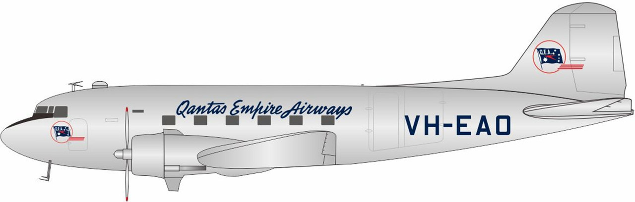 InFlight200 QANTAS EMPIRE AIRWAYS DC-3 VH-EAO IFDC3QF0226 Scale 1:200