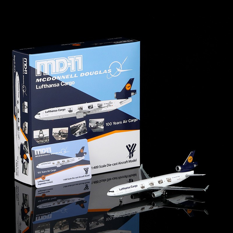 Lufthansa MD-11 D-ALCC 100 years of aviation cargo livery YY1116D Scale ...