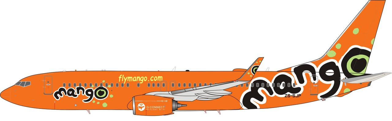 Inflight200 Mango Boeing 737-800 ZS-SJP IF738JE0419 1:200