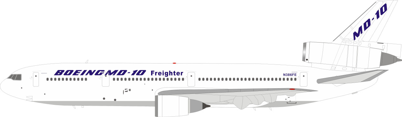 Inflight200 Boeing McDonnell Douglas MD-10-10 N386FE IFMD10-01 1:200