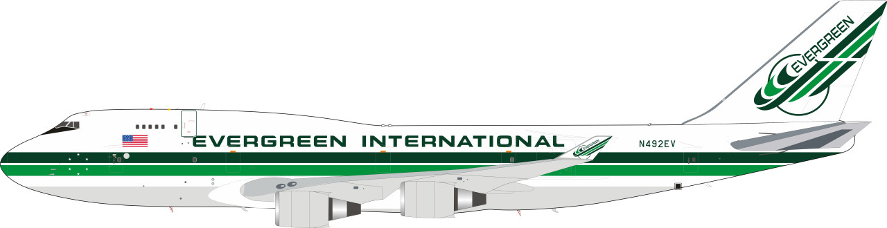 Inflight200 Evergreen International Airlines Boeing 747-400 N492EV ...