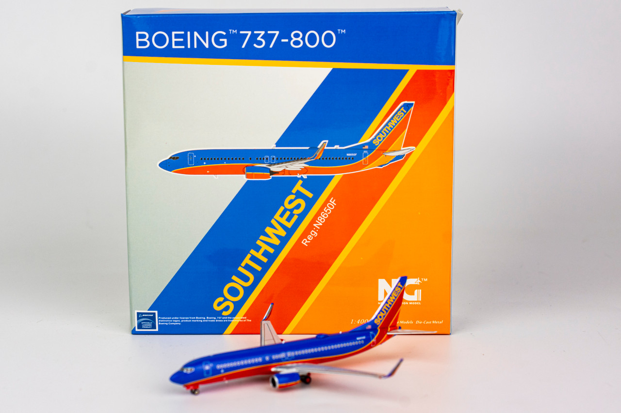 NG Model Southwest Airlines Canyon Blue livery 737-800/w N8650F 58070 1:400