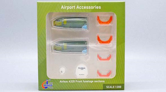 JC Wings Airbus A320 Front Fuselage Sections Set JC2GSESETC 1:200