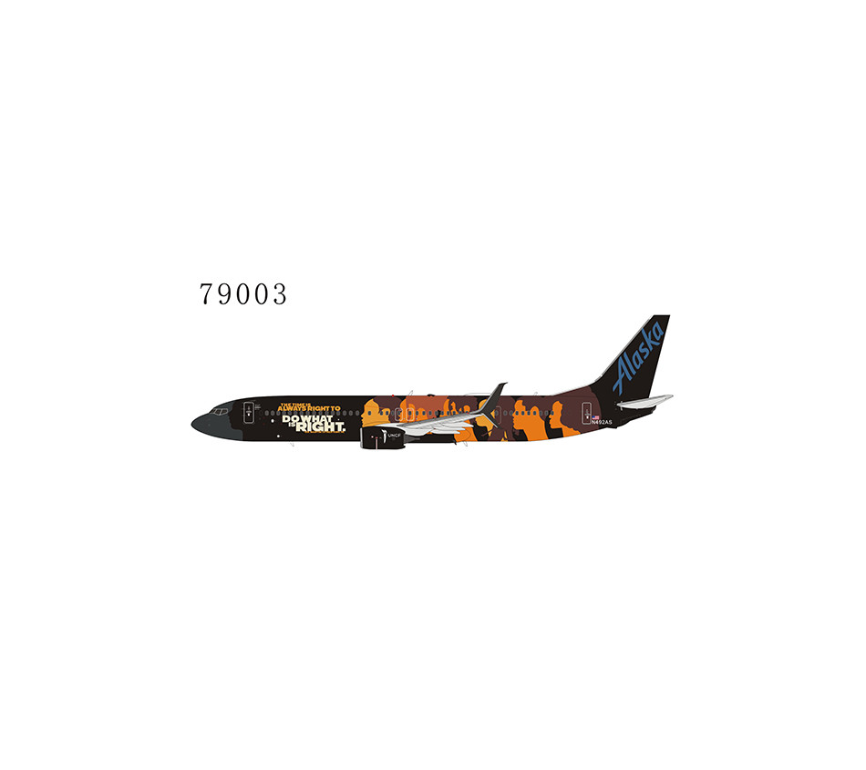 NG Model Alaska Airlines UNCF - Education Change the World 737-900ER/w ...