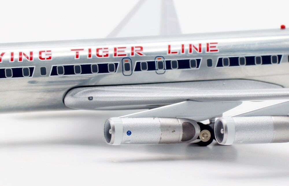 Inflight200 FLYING TIGER LINE DC-8-63F N779FT POLISHED with stand and ...