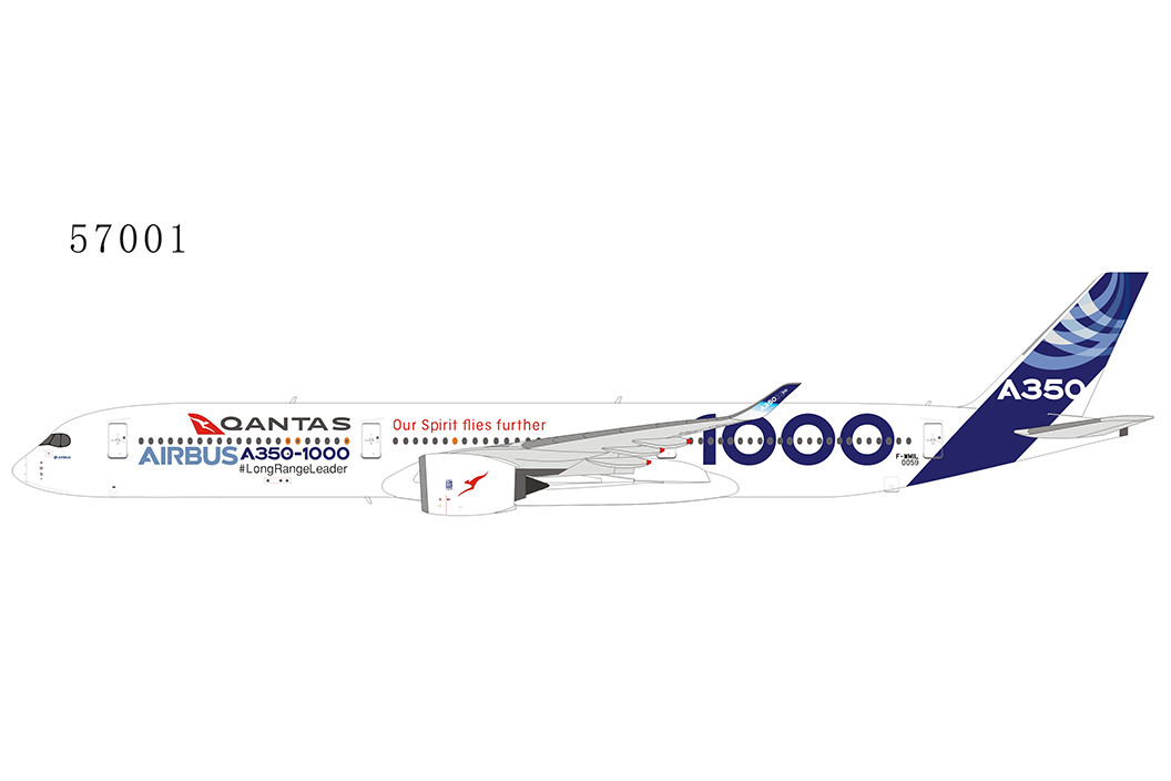 NG Model Airbus Industrie with Project Sunrise stickers for Qantas A350 ...